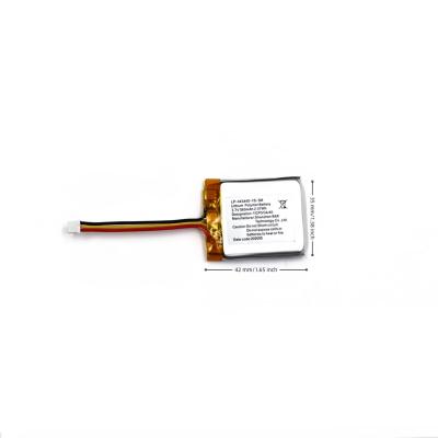 China 3.7V 560mAh Li-Po Battery LP-443440 for Bluetooth IoT Wearable Devices for sale