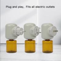 China 1.5W 130ml Motion Sensor Wall Plug In Aroma Diffuser ABS White Essential Oil Diffuser for sale