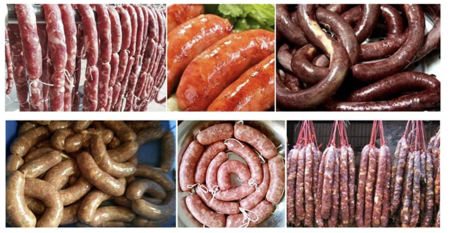 Commercial Automatic 600-800kg/H Vertical Hydraulic Double-tube Sausage Stuffer Filling Machinery on Sale 2