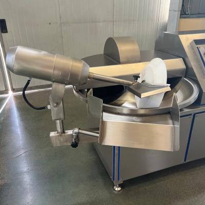 China 80L Stainless Steel Fully Automatic Bowl Cutter and Meat Chopper for Commercial Food Processing for sale