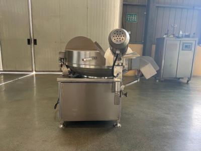 China 80L Capacity Stainless Steel Fully Automatic Bowl Cutter and Meat Chopper for Food Processing for sale