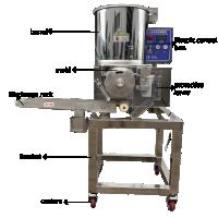 China Commercial Automatic High Efficiency Hamburger Patty Meat Forming Machine With Customized Shape for sale