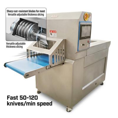 China Durable Slice Price 380V/50Hz Meet Cutter Machine for Food Processing for sale