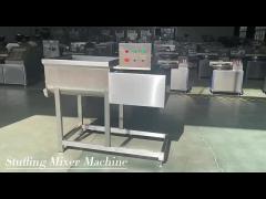Food Processing Meat Stuffing Mixer Large Volume Mix Meat Machine