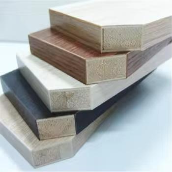 China Factory Direct 18mm Melamine Blockboard Solid Wood Board Panels for Kitchen Use with Fir Core Material for sale