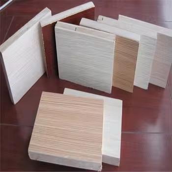 Quality E0 Grade Melamine Blockboard Veneer Sheets Solid Wood Board for Kitchen Door Use for sale