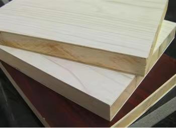 Quality E0 Grade Melamine Blockboard Veneer Sheets Solid Wood Board for Kitchen Door Use for sale