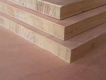 Quality E0 Grade Melamine Blockboard Veneer Sheets Solid Wood Board for Kitchen Door Use for sale