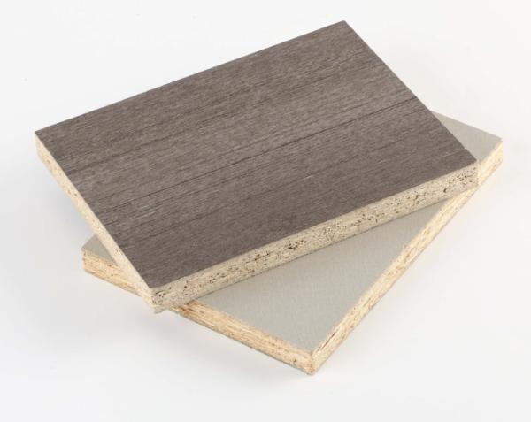Quality Factory High Quality 18mm Moisture Resistant Melamine Chipboard Flakeboard Plywood Particle Board Panel Kitchen Cabinet Bedroom for sale