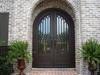 China Hand Forged Wrought Iron Entry Door for sale