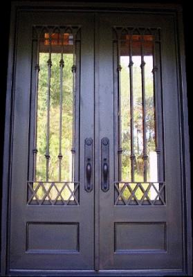 China Wrought Iron Door for sale