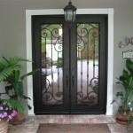 China Wrought Iron Door for sale