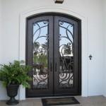 China Wrought Iron Door for sale