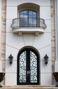 China wrought iron doors for sale