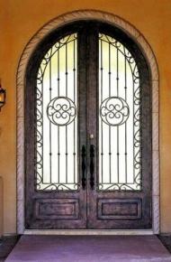 China wrought iron doors for sale