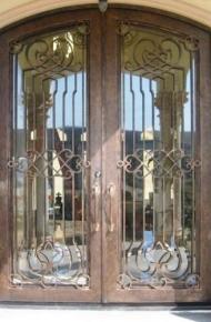 China wrought iron doors for sale