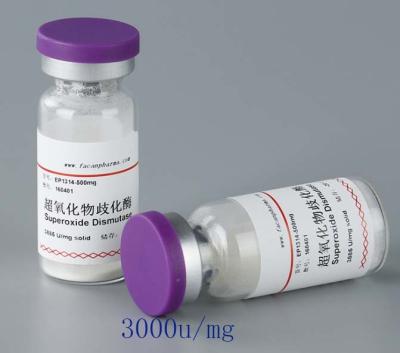 China Dietary supplement raw material additive SOD powder from pig blood 10000u/mg 500mg/pk，GMP manufacturer for sale