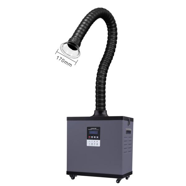 Quality FES200 210W Solder Smoke Extractor Portable Welding Fume Extractor Black for sale