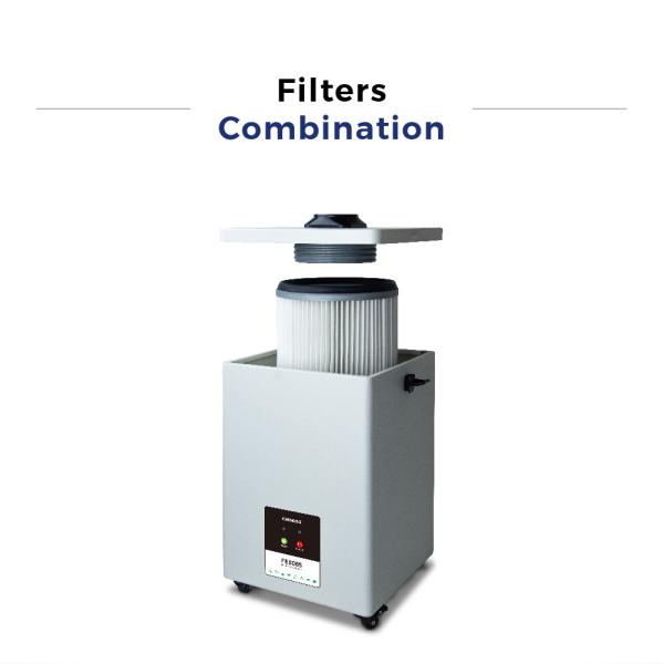 Filter Cartridges Type Mobile Fume Extractor FES085 85W Solder Fume Extractor White 7.5Kg
