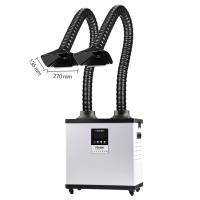 Quality Double Solder Fume Extractor Portable Solder Smoke Extractor For Repair Workshops for sale