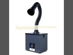 Mini Laser Fume Extractor FES80S Desk Smoke Absorber Portable Fume Extractor Unit