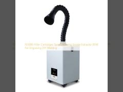 FES085 Filter Cartridges Type Soldering Smoke Extractor 85W For Engraving DIY Welding