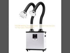 FED200 Welding Smoke Absorber , Double Fume Extractor For Nail Salon / Moxibustion