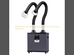 FED200 Black Laser Welding Fume Extractor For Laser Cutting / Engraving