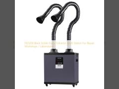 FED200 Estrattore di fumo di saldatura nera multi stazione per officine di riparazione / laboratori