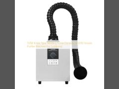 150W tipo manopole saldatore estrattore di fumo FES150 Purificatore di fumo macchina per saldatura