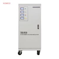 China Three Phase 9kva SVC Automatic Voltage Stabilizer With Pure Copper Wire for sale