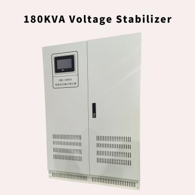 China 3 Phase SBW Ac Automatic Voltage Regulator 150 KVA 180KVA 200KVA 300KVA Stabilizer Servo Type Automatic stabilizer for sale