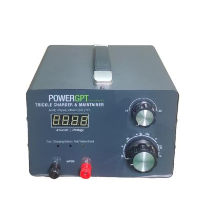 China Slim batterijoplader en motorstarter 6V 8V 12V 24V 1-15 ampère Te koop