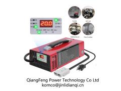 15A 20A 25A 30A 24 ボルトフォークリフト バッテリー充電器 空気/水冷却