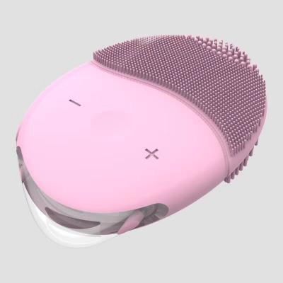 China Rechargeable Silicone Facial Cleansing Brush Massager for sale