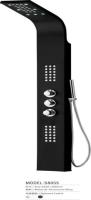China Brushed SS Wall Mount Shower Panel Column With Outlet Convenient Using for sale