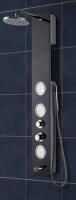 China Tempered Glass Shower Panel Waterfall Multi Function With Body Massage Jets for sale