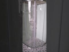 Doccia di vetro temperata del bagno, stalla di doccia d'angolo di isolato