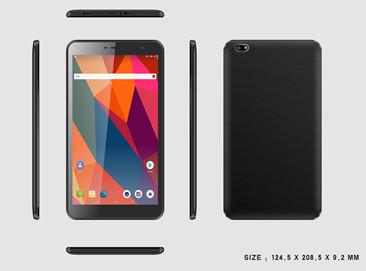 China 255g Android-Touch screentabletten 8 duim Plastic Zwarte GRB N80 4000mAh 3.7V Te koop