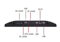 China Black White 10.1 Inch Android Touch Screen Tablets Industrial Panel PC for sale