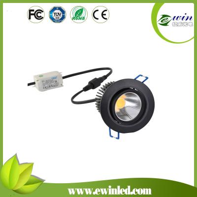 China art gallery led light 6w cob led downlight 75mm with CE ROHS ERP VO FCC for sale