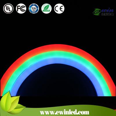 China 230v/120v/24v/12v Single color flexible led neon rope light/ led neon rope light/ neon for sale