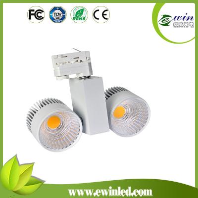 China 110v/230vAC 100lm/w CRI>82 2*30W LED COB Tracklight for sale