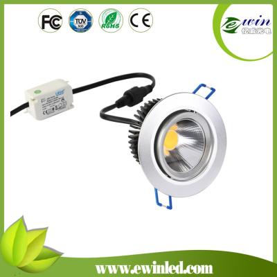 China Golden suplier of cob led downlight 6w dimmable 230v with Meanwell driver for sale