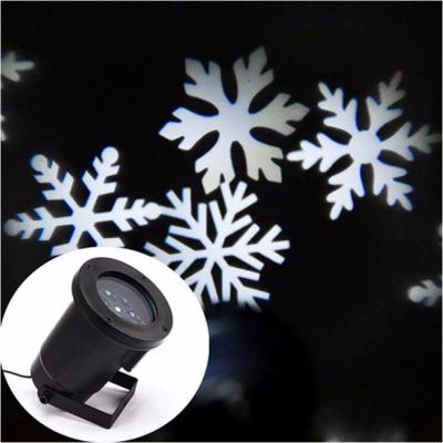 China White Snowflake Projector Waterproof Outdoor Christmas Lights LED Laser Light Romantic Lawn Lamps for Home Decoration for sale