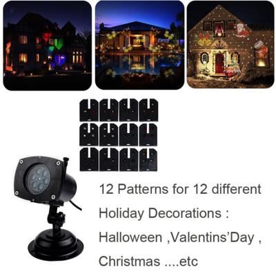 China Holiday Light Romantic Moving Sparkling LED Snowflake Landscape Laser Projector Wall Lamp Xmas Light Bar Wedding Party for sale