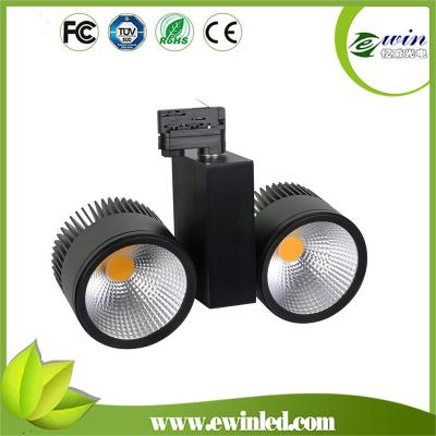 China hotsale high quality milky cover LED 20W25W30W35W40W 45W 50W COB Tracklight,led track spot light ,led spotlight for sale