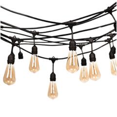 China Decorative connectable e26 e27 party wedding christmas outdoor led string light for sale