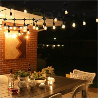 China Waterproof Commercial S14 LED Christmas Vintage String Lights outdoor connectable for sale