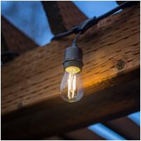 China 48FT Outdoor Light String E26 E27 S14 Edison Bulb included Christmas Waterproof Connectable LED String Light for sale